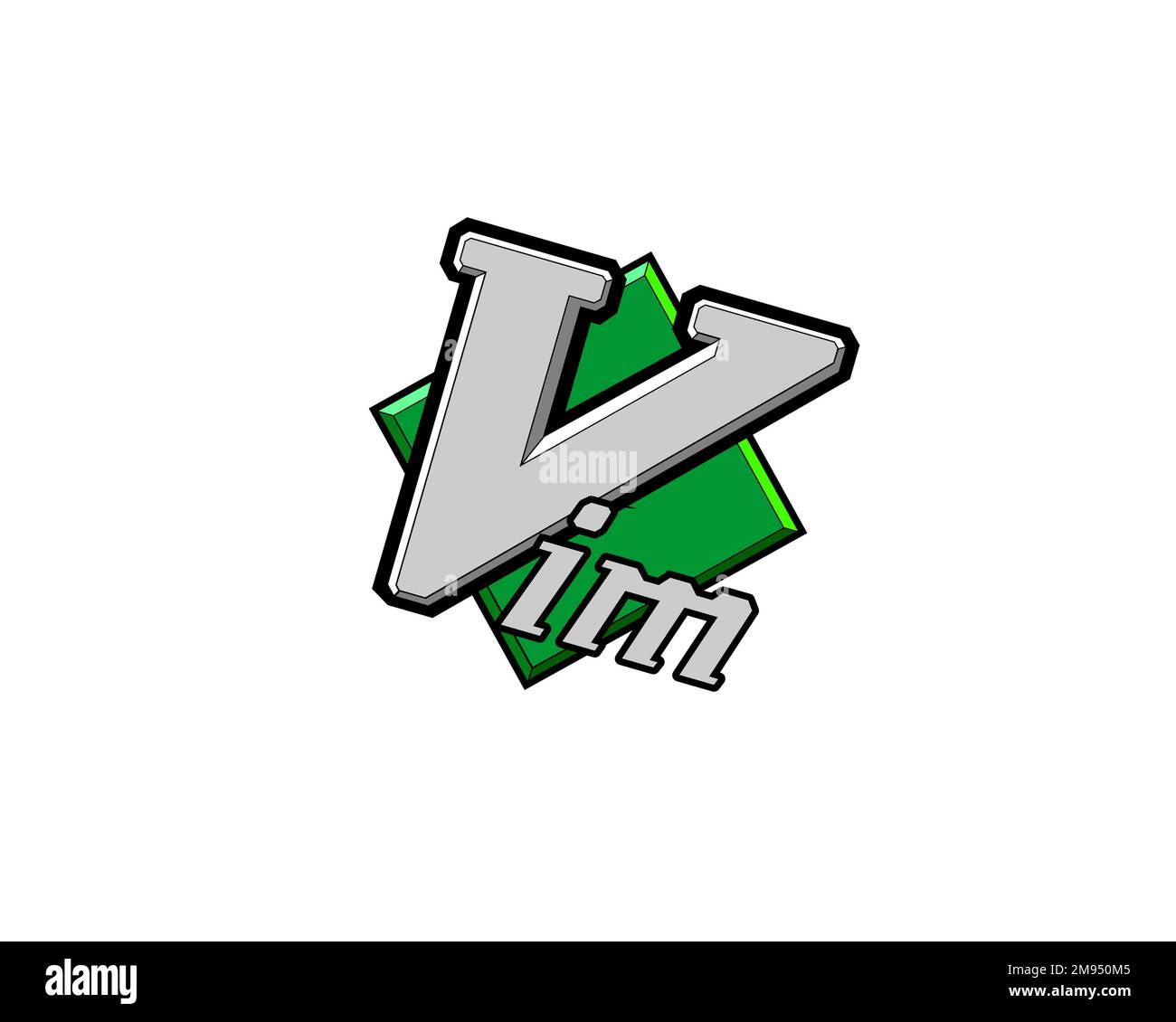 Vim text editor, rotated logo, white background B Stock Photo - Alamy Vim text editor, rotated logo, white background B Stock Photo - Alamy