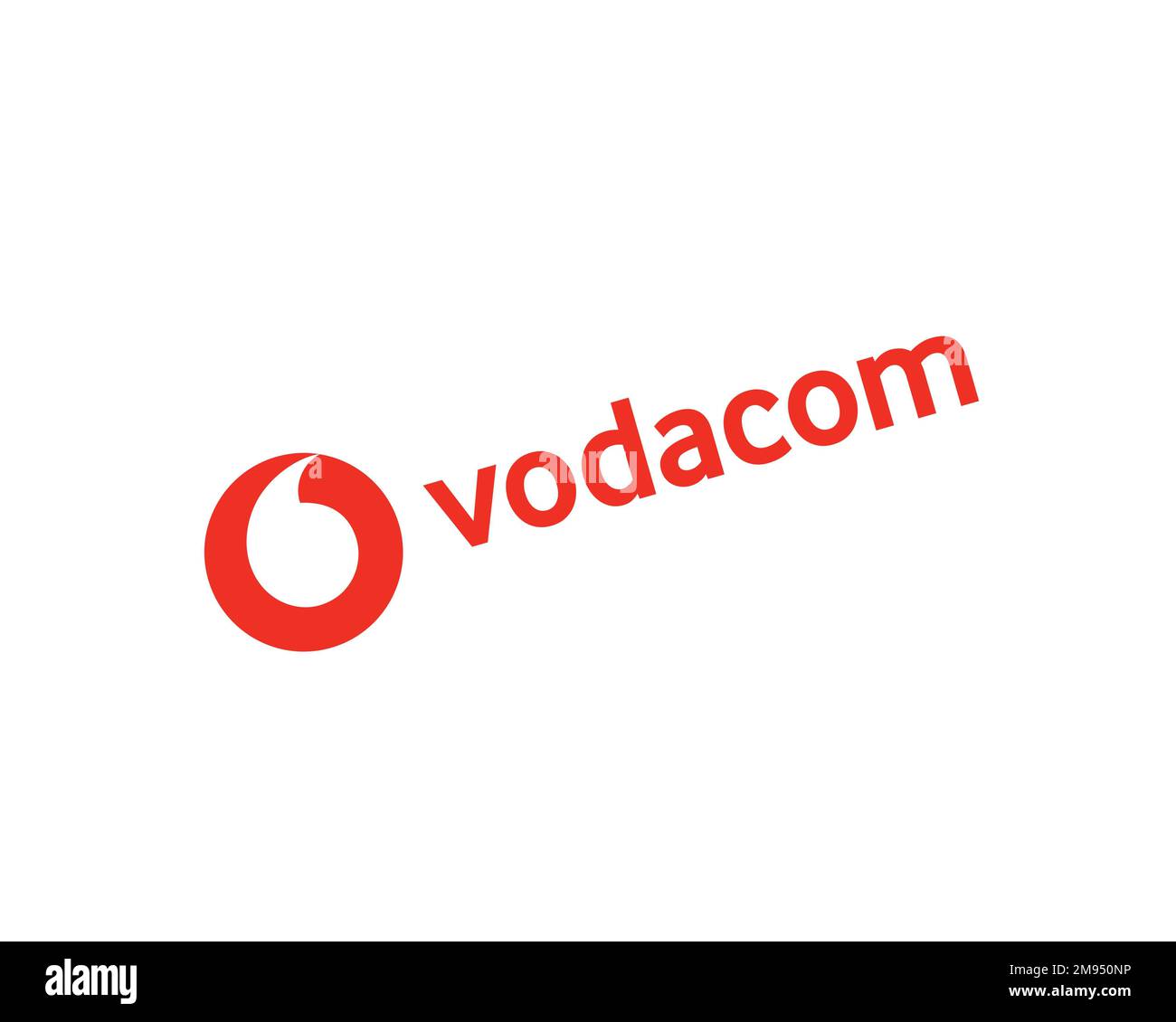 Vodacom, rotated logo, white background Stock Photo - Alamy