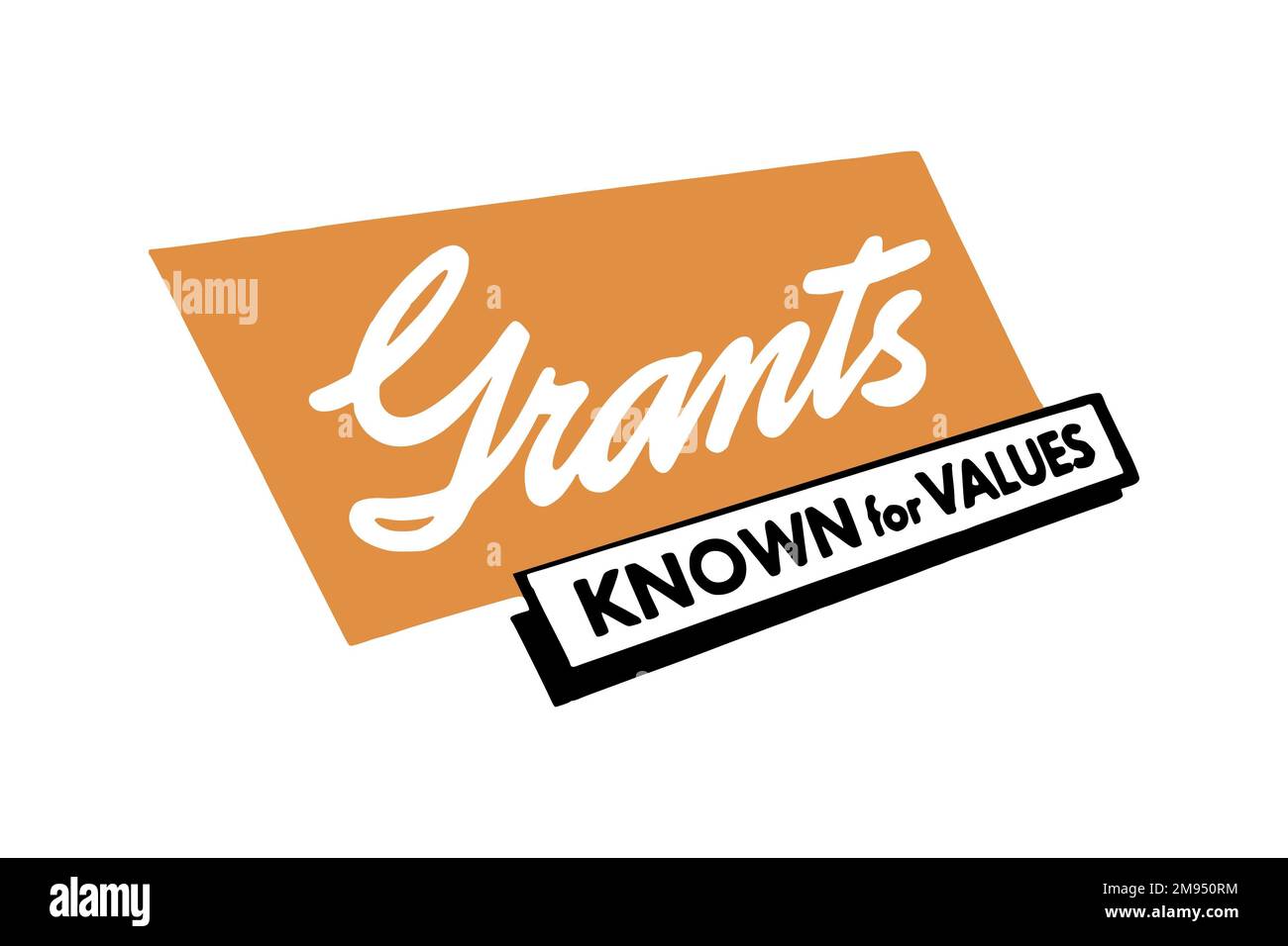 W. T. Grant, Logo, White background Stock Photo - Alamy