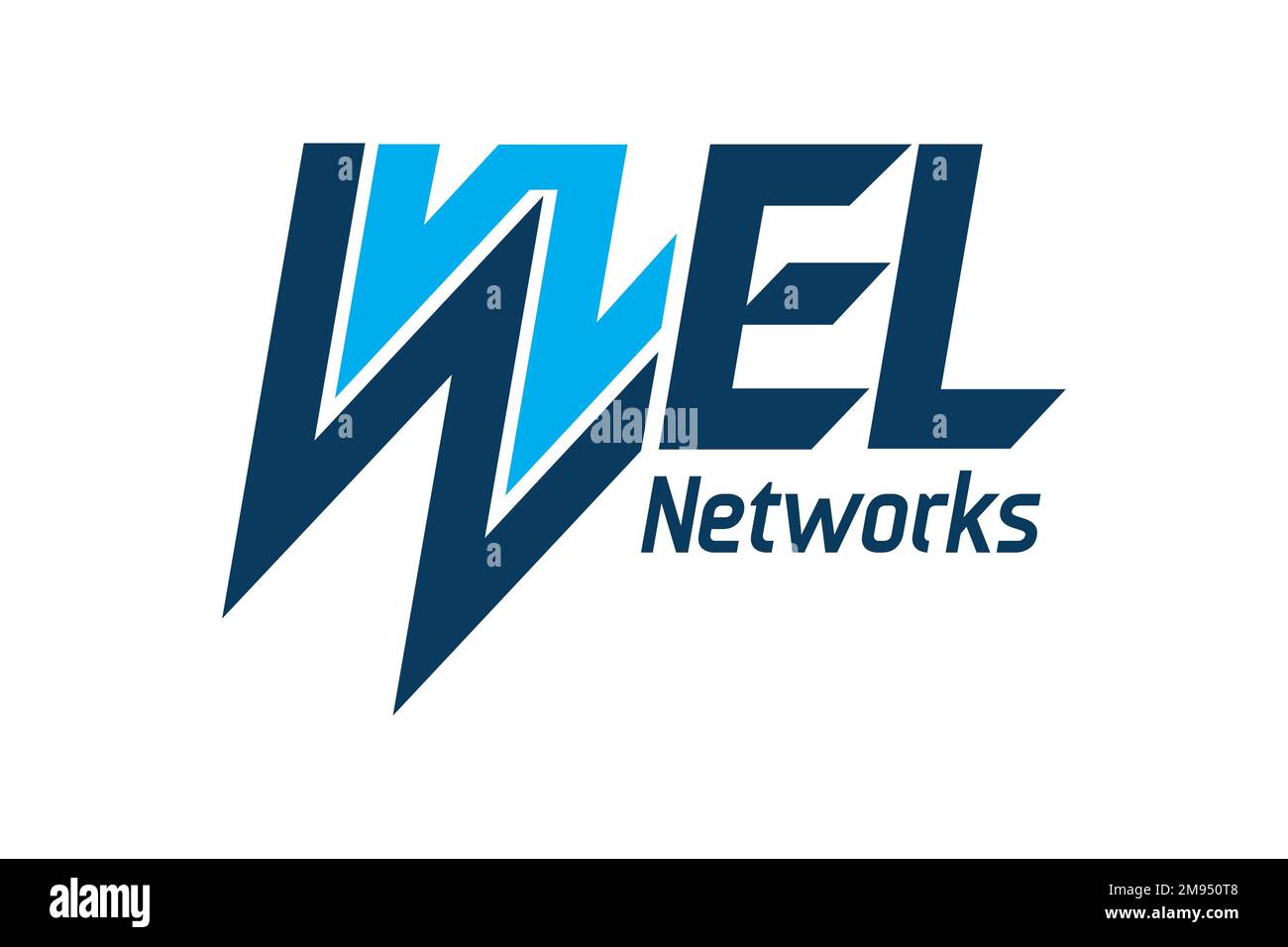WEL Networks, Logo, White background Stock Photo - Alamy