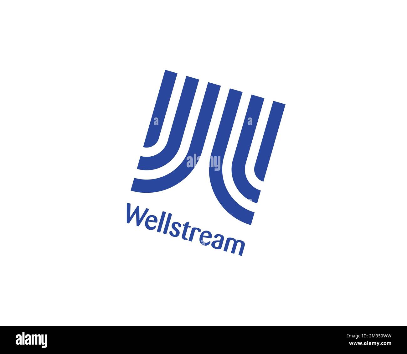 Wellstream, rotated logo, white background B Stock Photo - Alamy