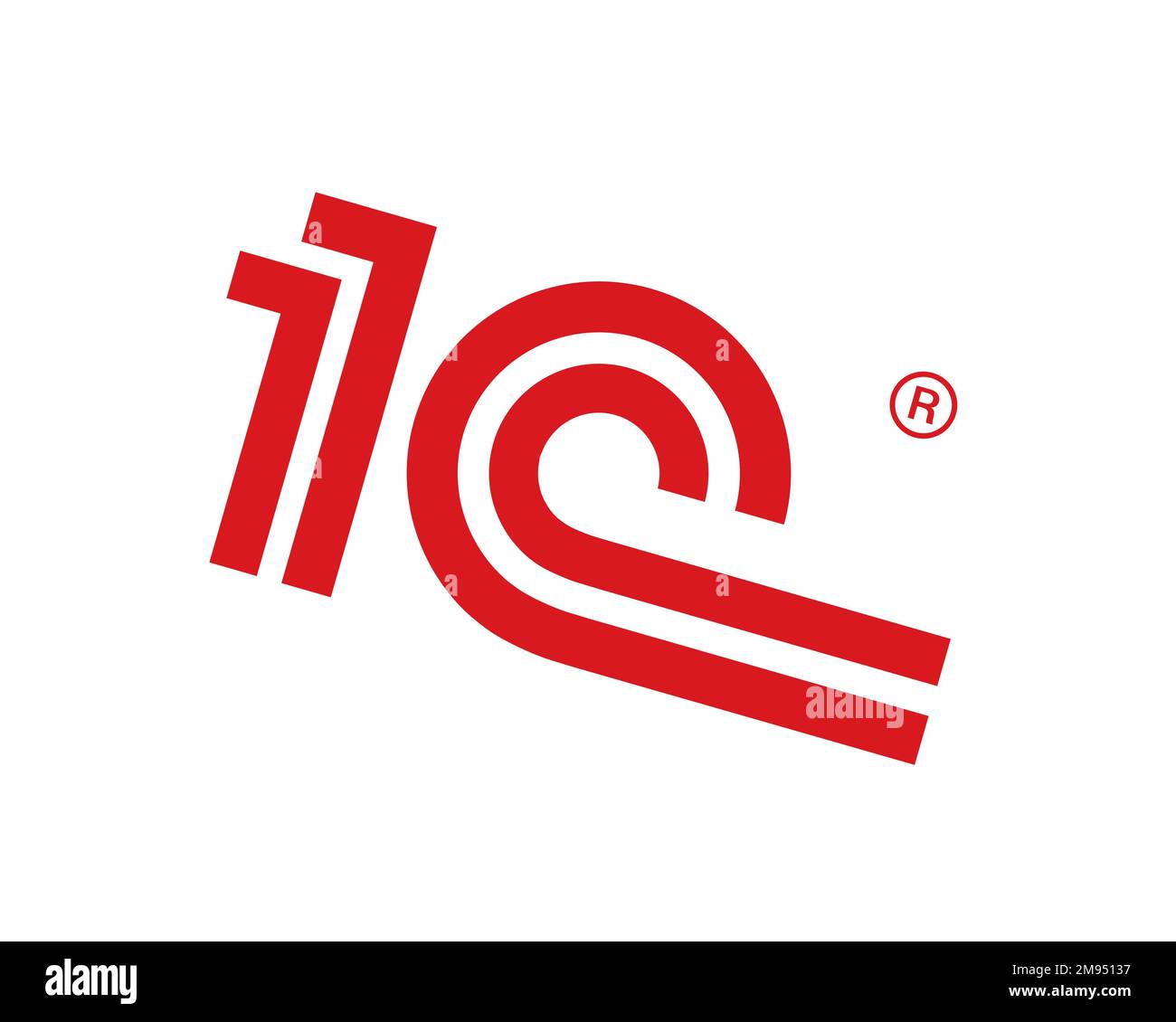 1C Company, rotated logo, white background B Stock Photo - Alamy