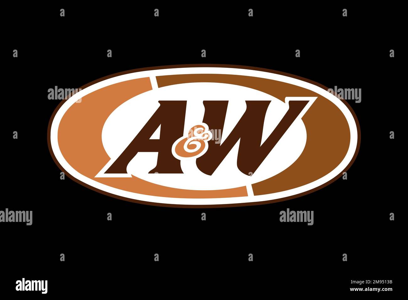 A&W Restaurants, Logo, Black background Stock Photo - Alamy