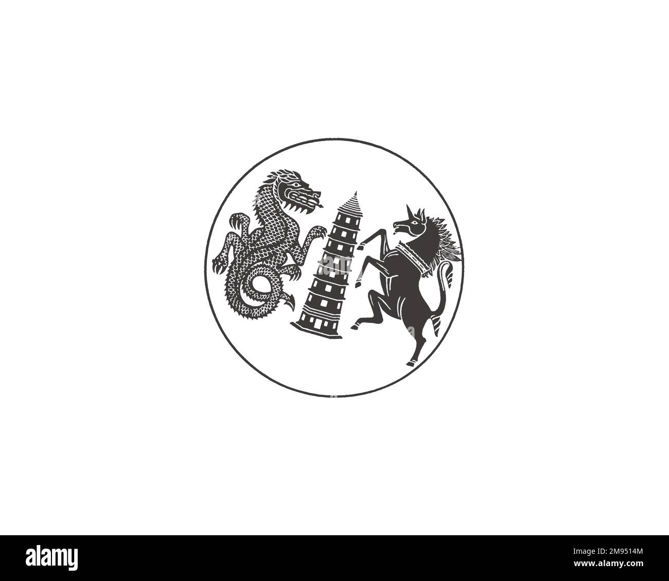 A. S. Watson Group, rotated logo, white background B Stock Photo - Alamy