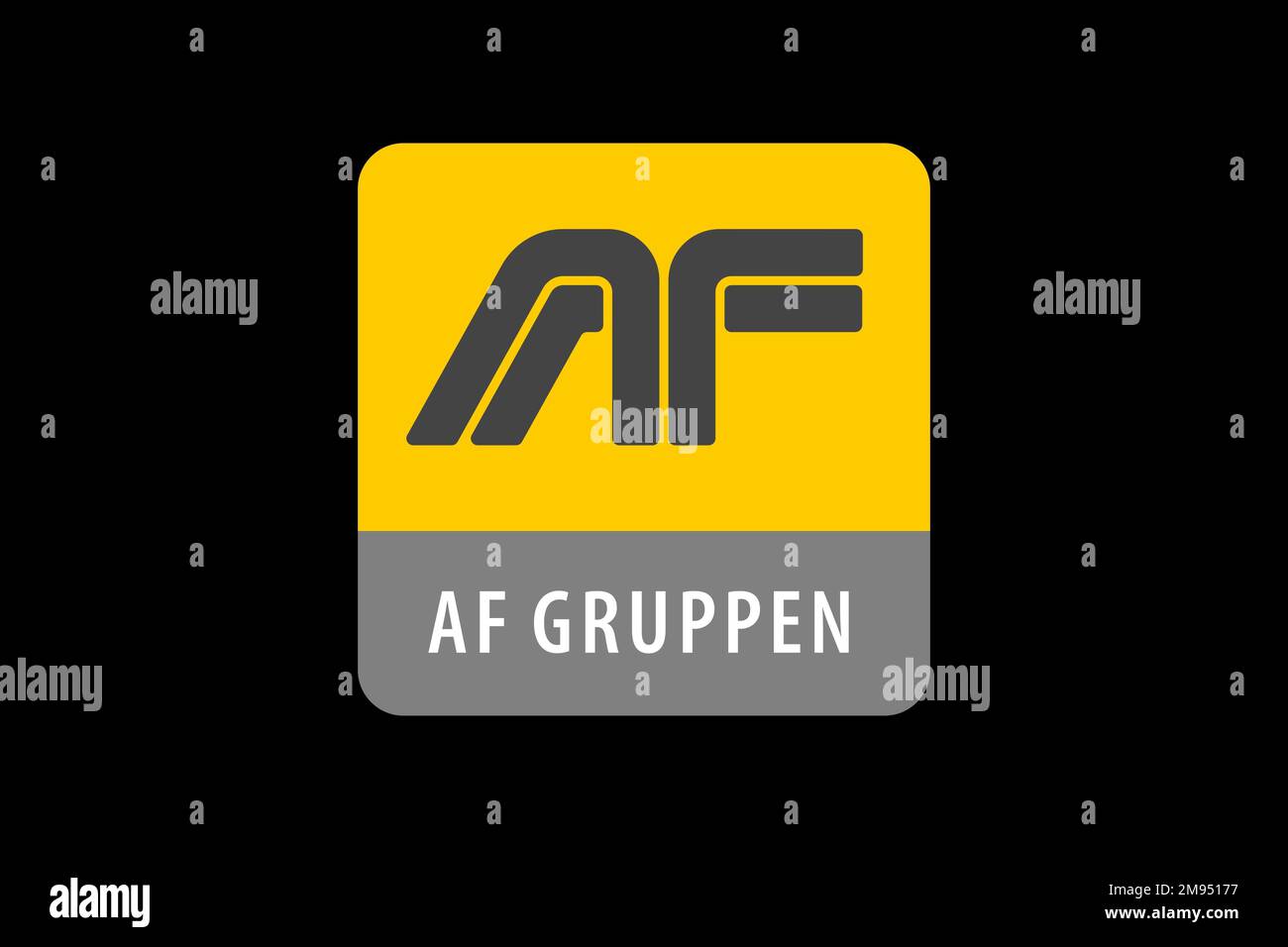AF Group, Logo, Black background Stock Photo - Alamy