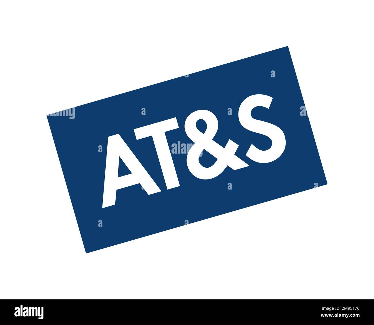 AT&S, rotated logo, white background Stock Photo - Alamy