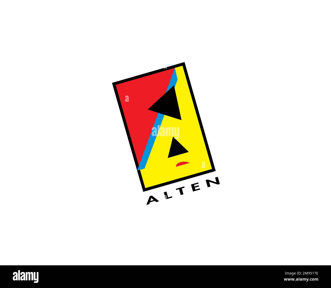 ALTEN, rotated logo, white background Stock Photo - Alamy