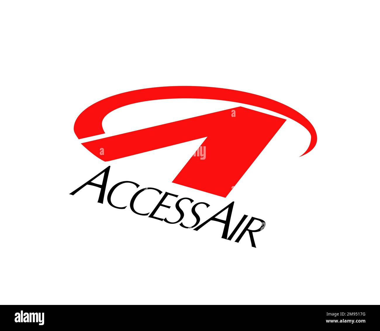 AccessAir, rotated logo, white background B Stock Photo - Alamy