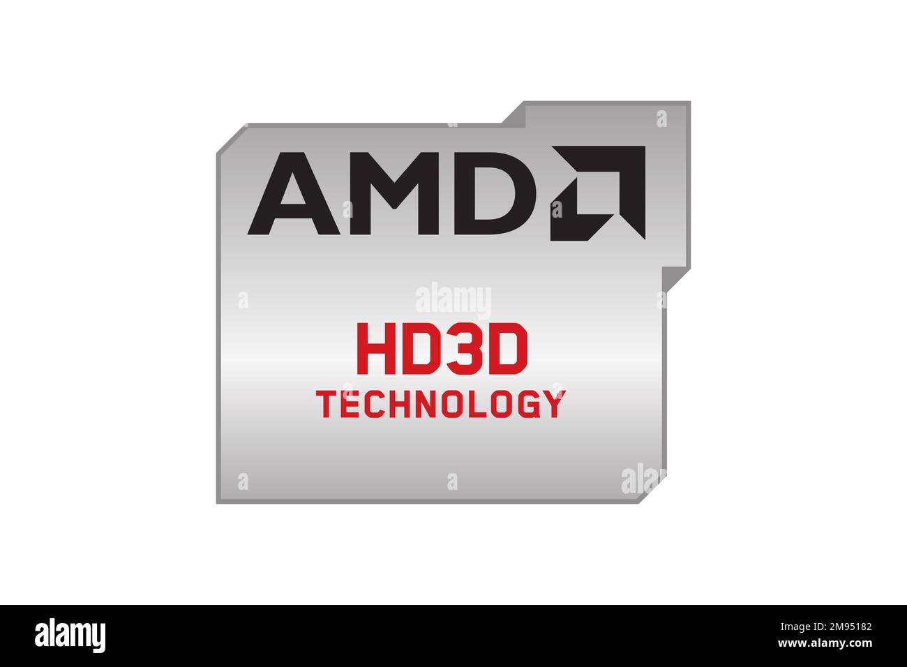 AMD HD3D, Logo, White background Stock Photo - Alamy