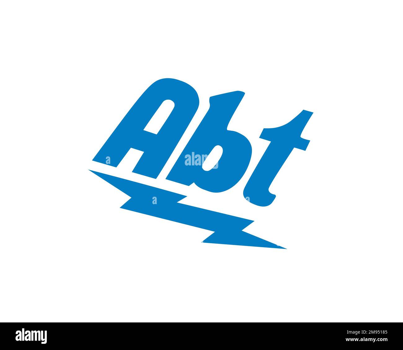 Abt Electronics, rotated logo, white background B Stock Photo - Alamy