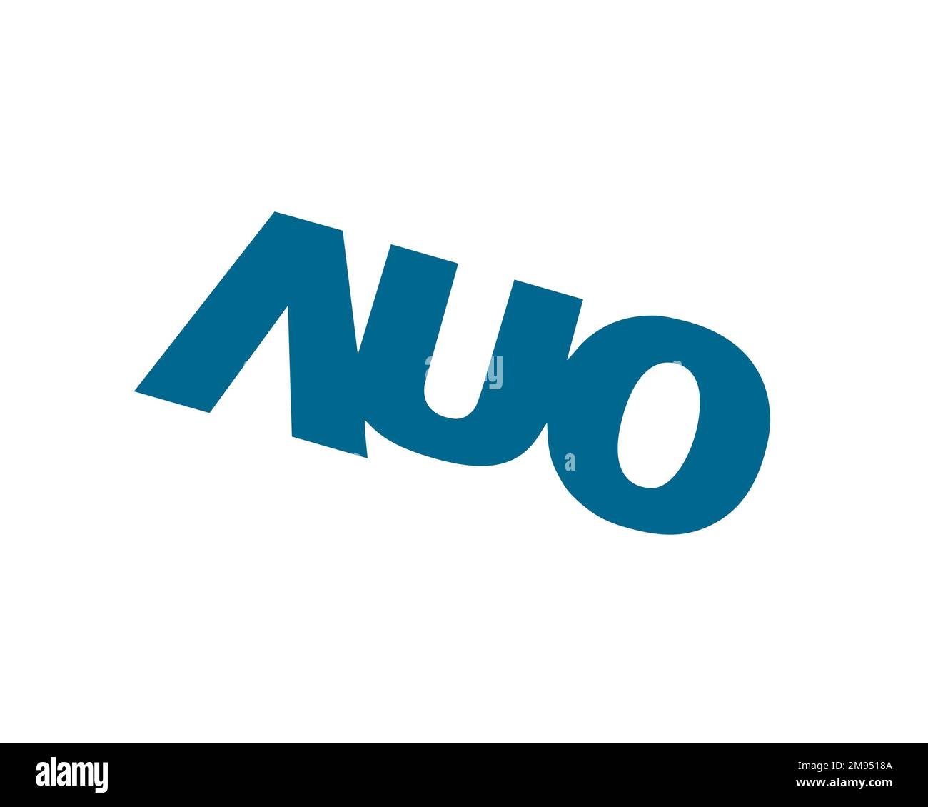 AU Optronics, rotated logo, white background B Stock Photo - Alamy