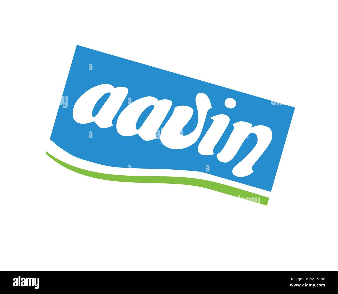 Aavin, rotated logo, white background B Stock Photo - Alamy