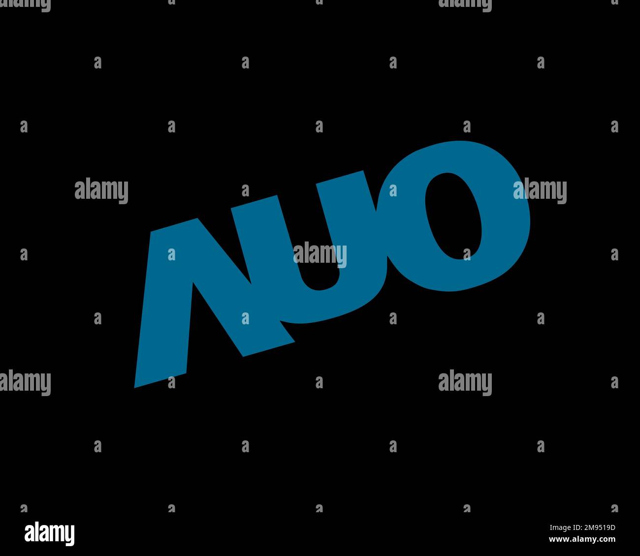 AU Optronics, rotated logo, black background Stock Photo - Alamy