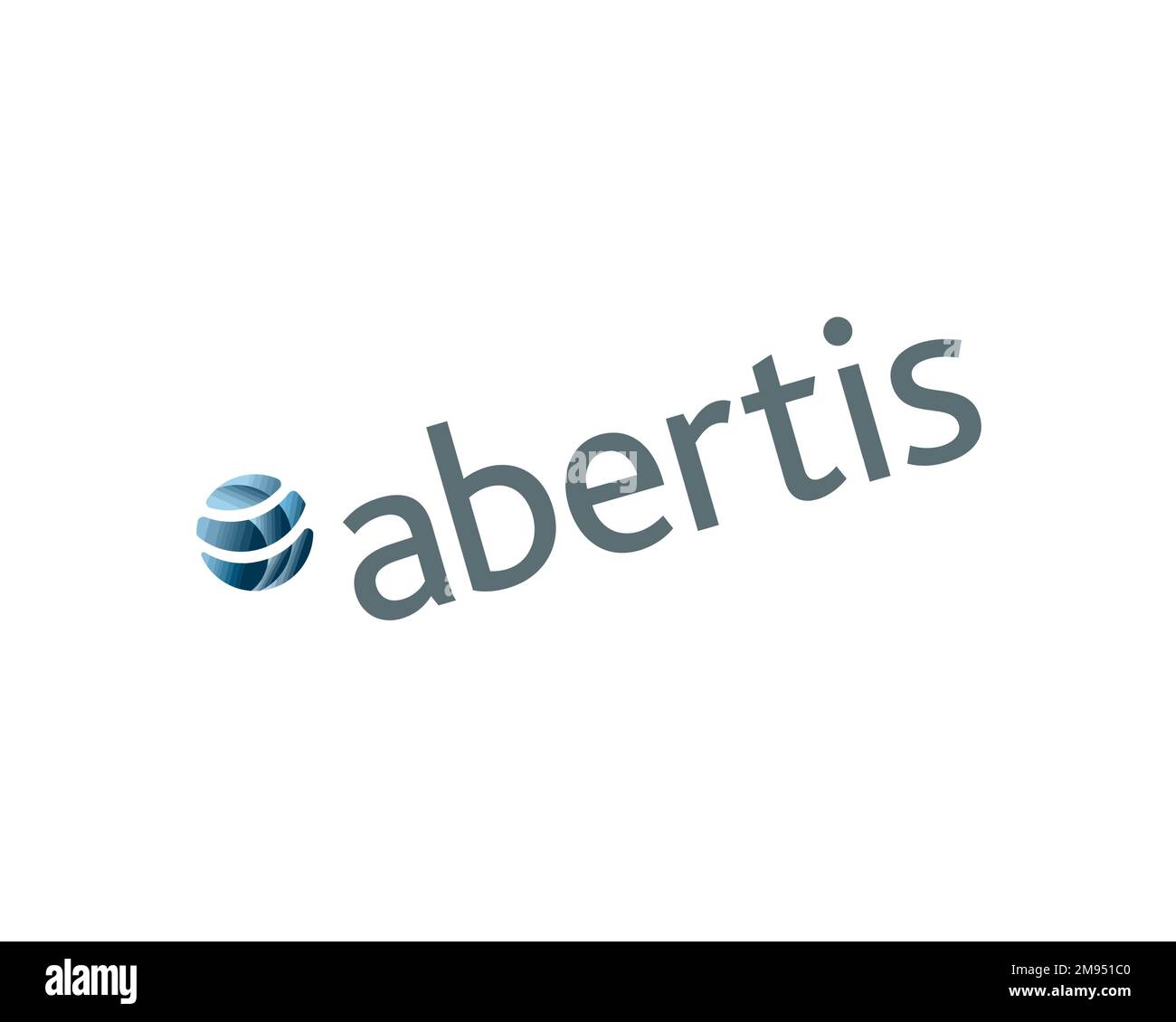 Abertis, rotated logo, white background Stock Photo - Alamy