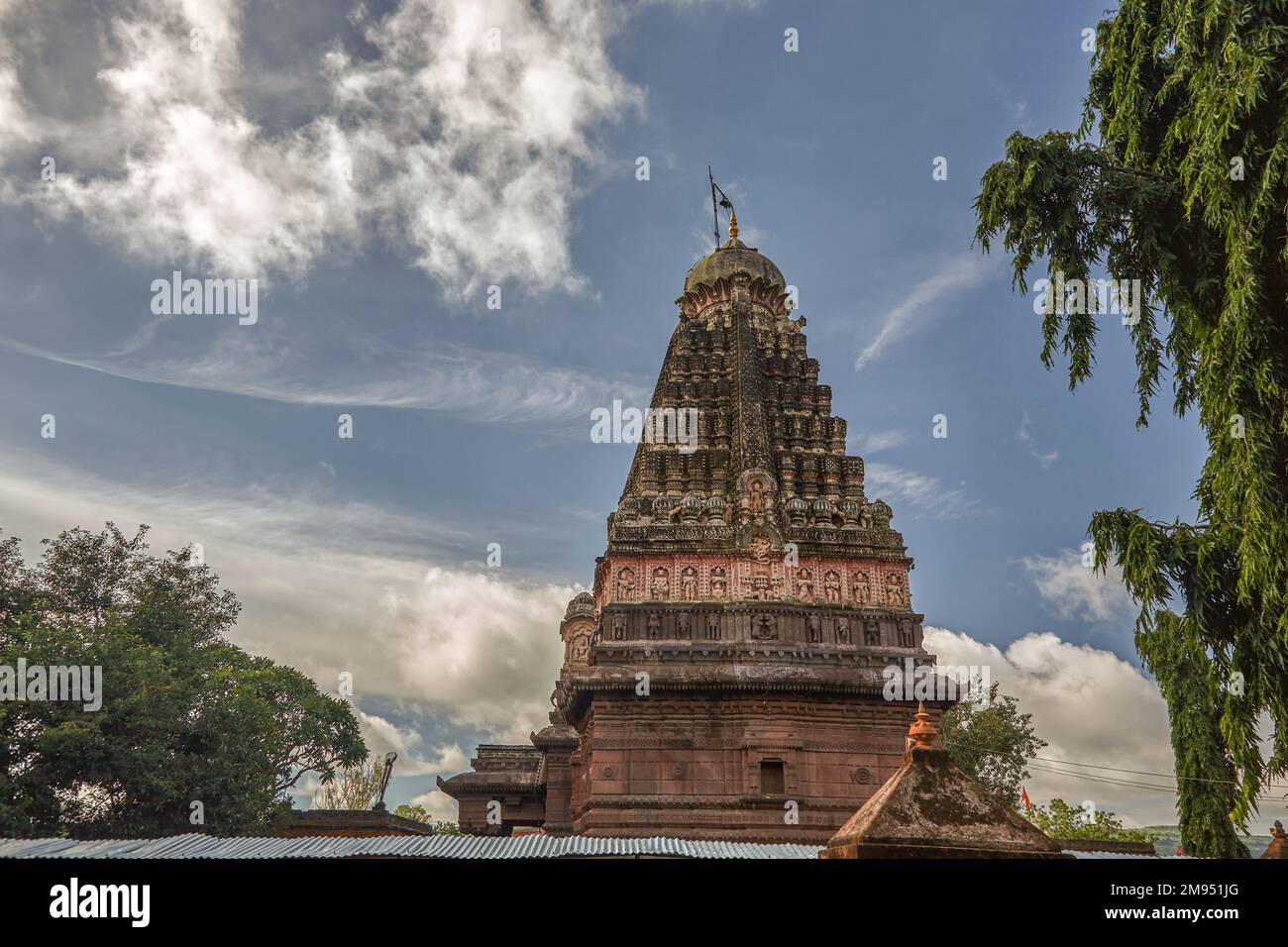 Heritage architecture grishneshwar temple hi-res stock photography and ...