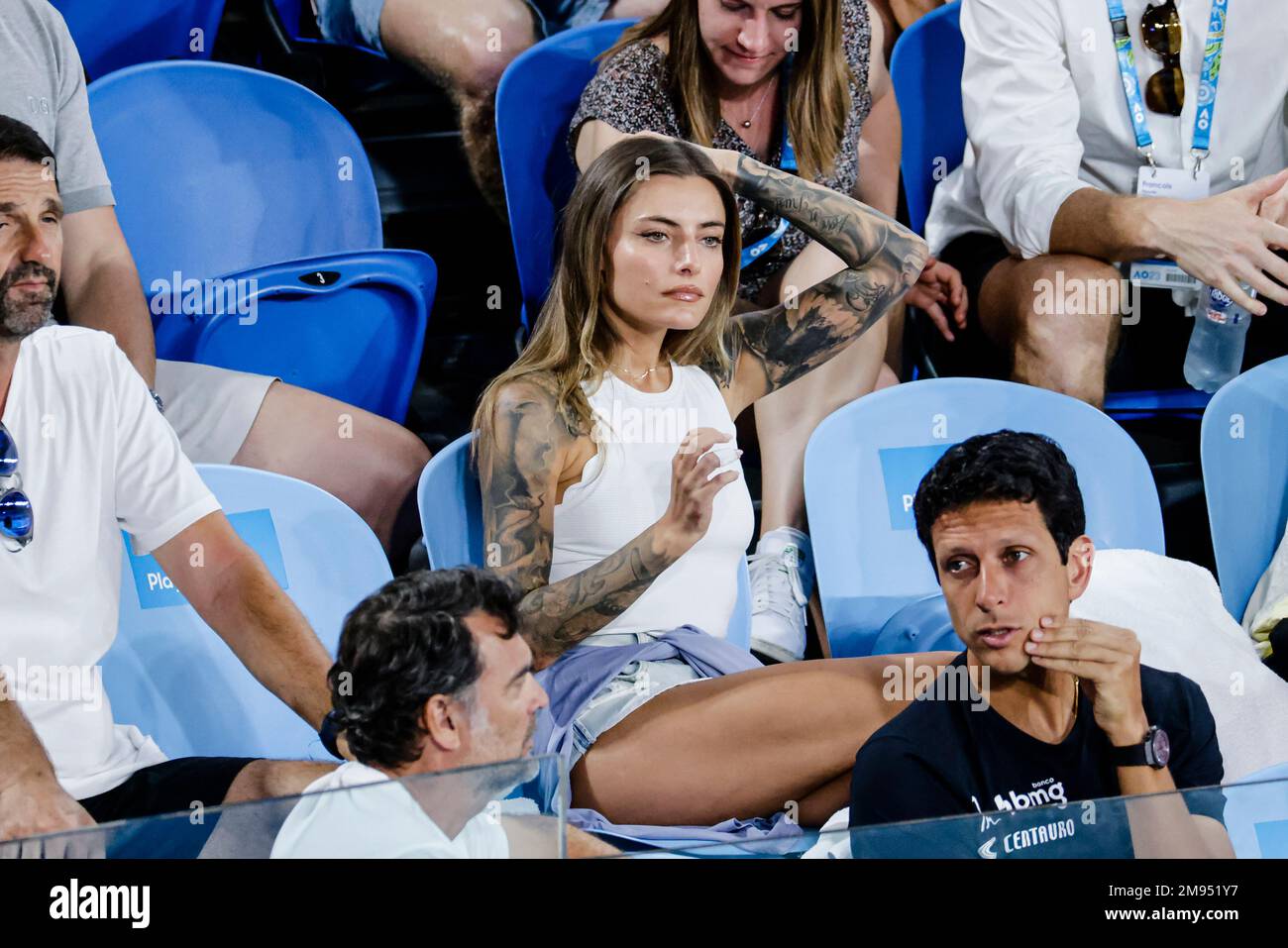 Sophia thomalla zverev melbourne hi-res stock photography and images ...