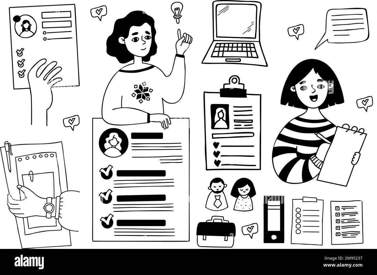 Vacancy seeker Black and White Stock Photos & Images - Alamy