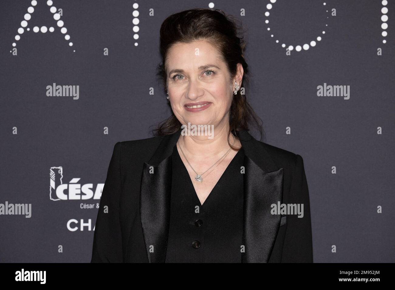 Emmanuelle Devos attends the Cesar - Revelations 2023 at the Trianon ...