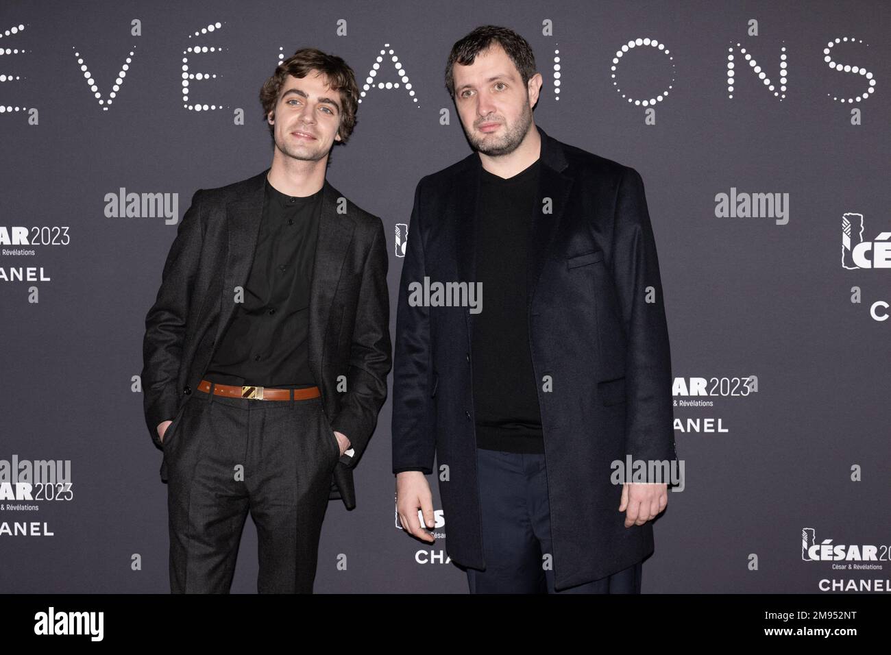 Stefan Crepon and Karim Leklou attend the Cesar - Revelations 2023 at ...