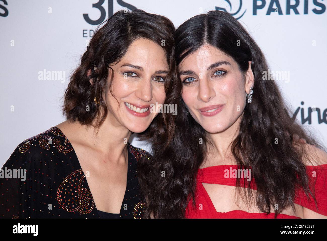 Zar Amir Ebrahimi and Mina Kavani attending the Photocall of 28th Lumieres Ceremony of the ...