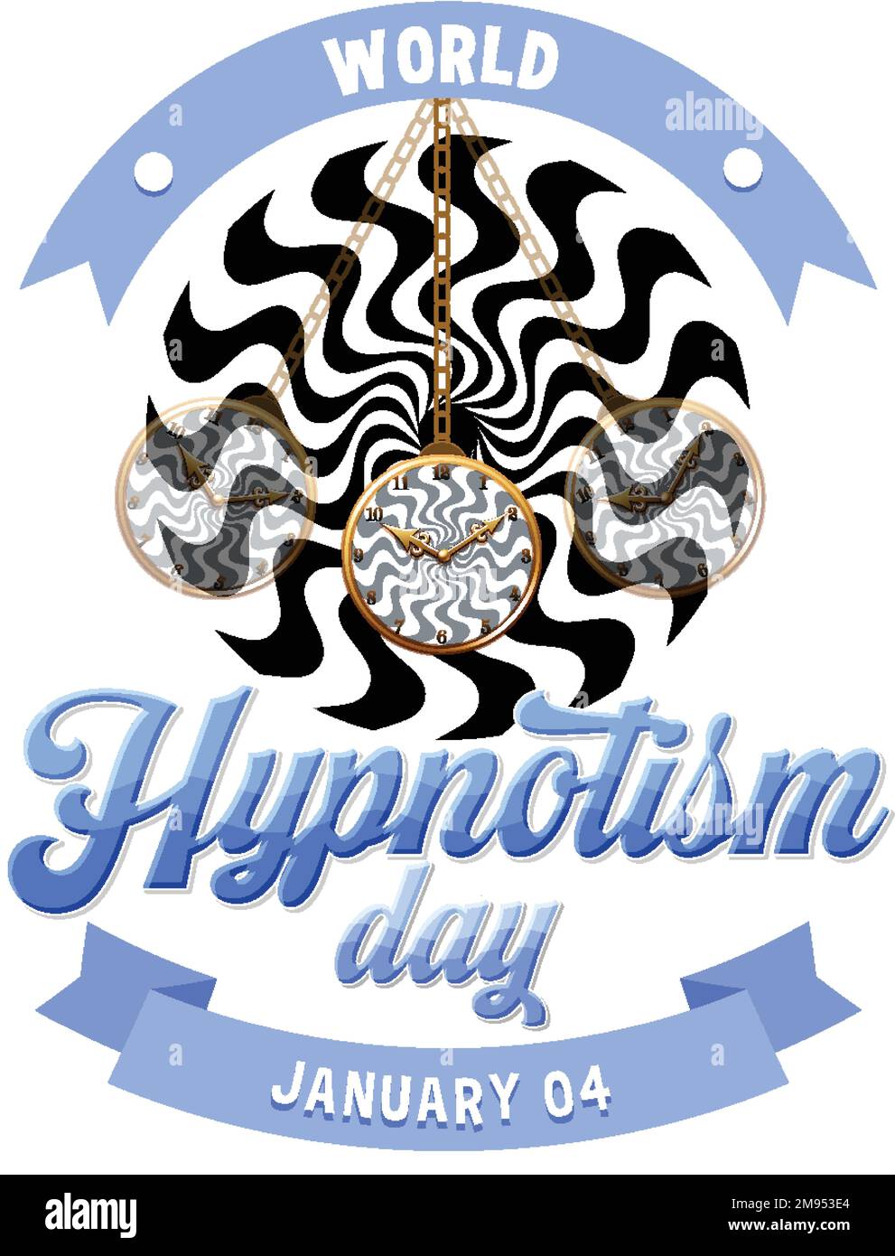 World hypnotism day banner design illustration Stock Vector Image & Art ...