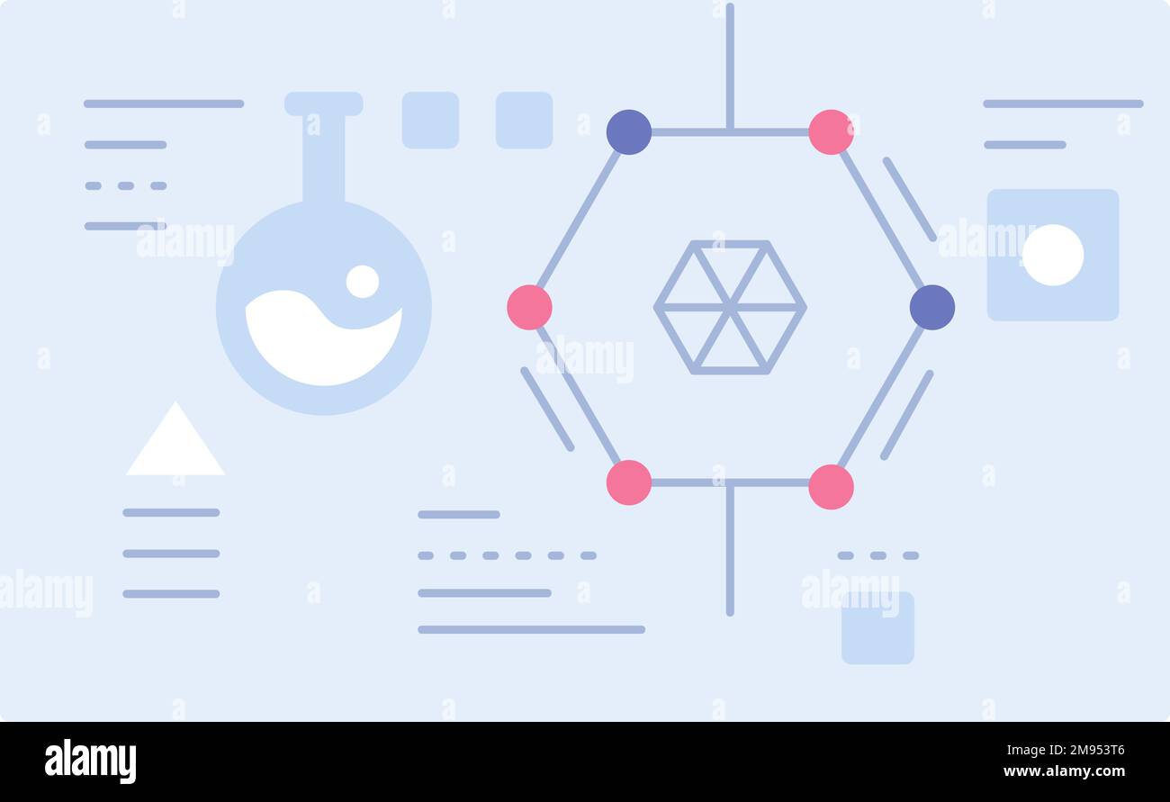 Science icon. Chemical lab research vector. Laboratory test experiment ...