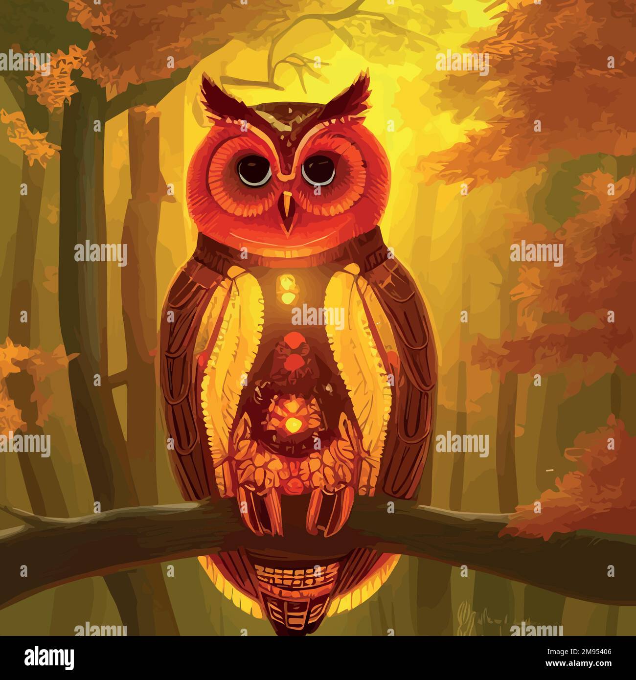 Oil bird hand Stock Vector Images - Alamy