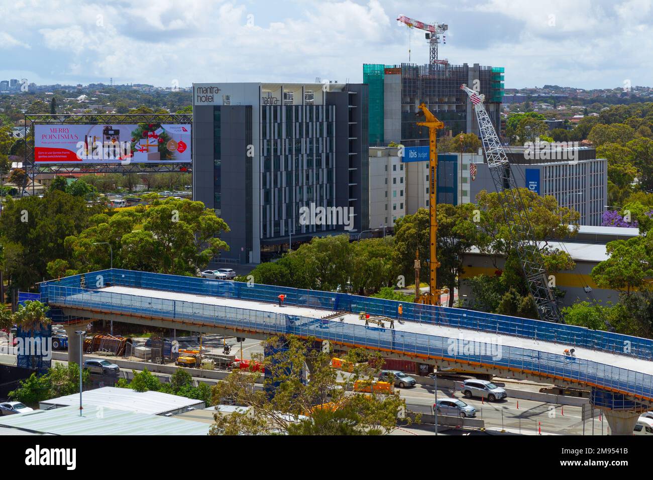 Construction of the Sydney Gateway project in Australia, looking ...
