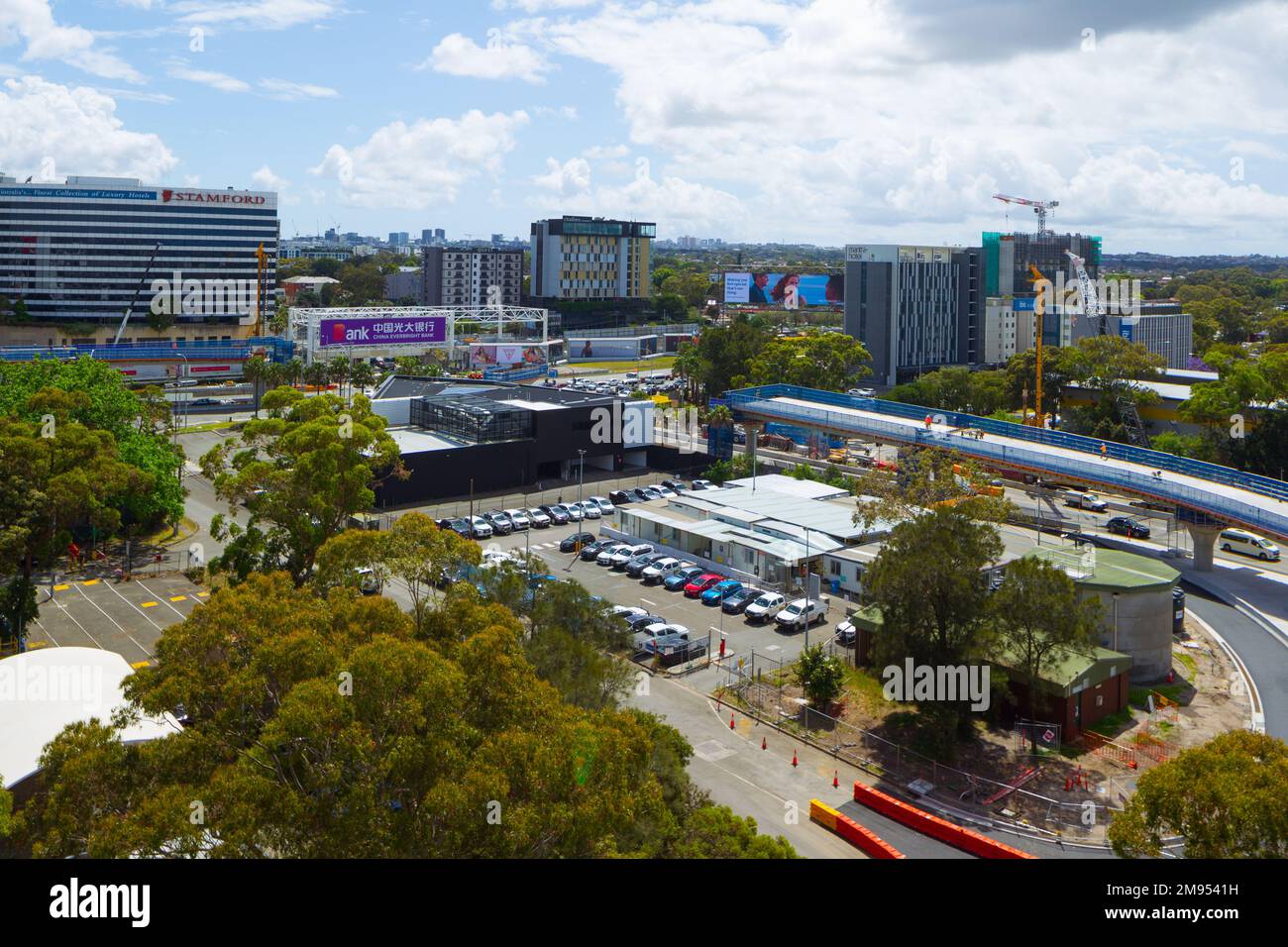 Construction of the Sydney Gateway project in Australia, looking ...