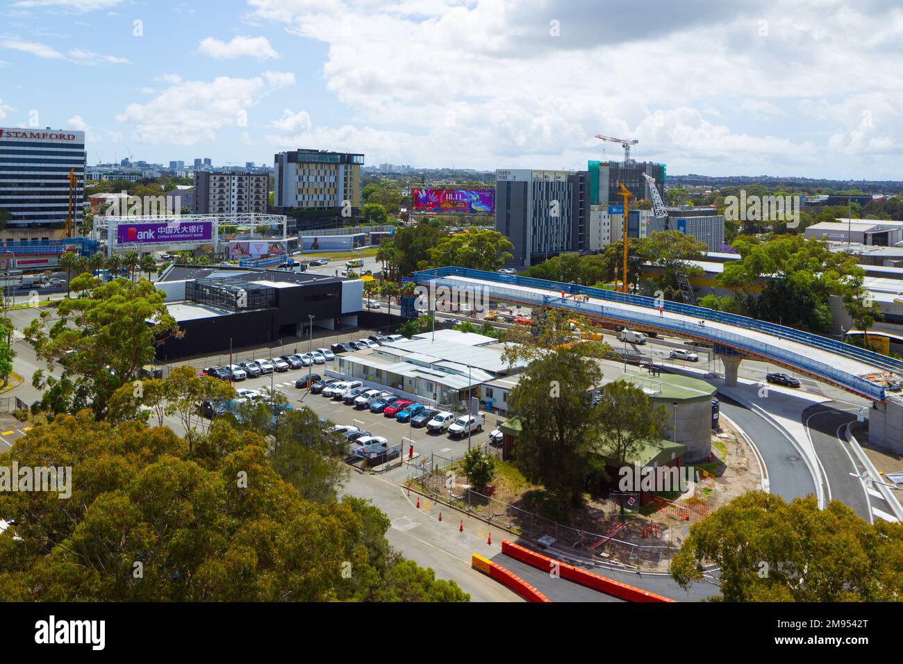 Construction of the Sydney Gateway project in Australia, looking ...