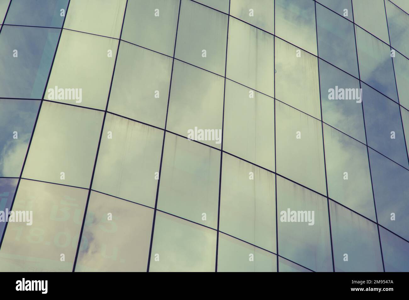 Blue glass of windows building background Stock Photo - Alamy