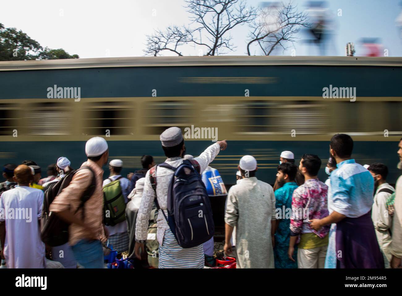 The first phase of the Bishwa Ijtema, the second largest congregation ...