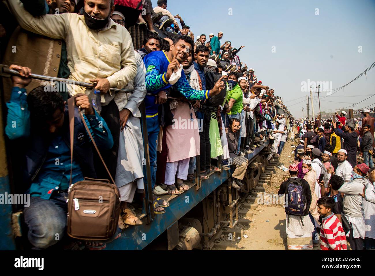The first phase of the Bishwa Ijtema, the second largest congregation ...