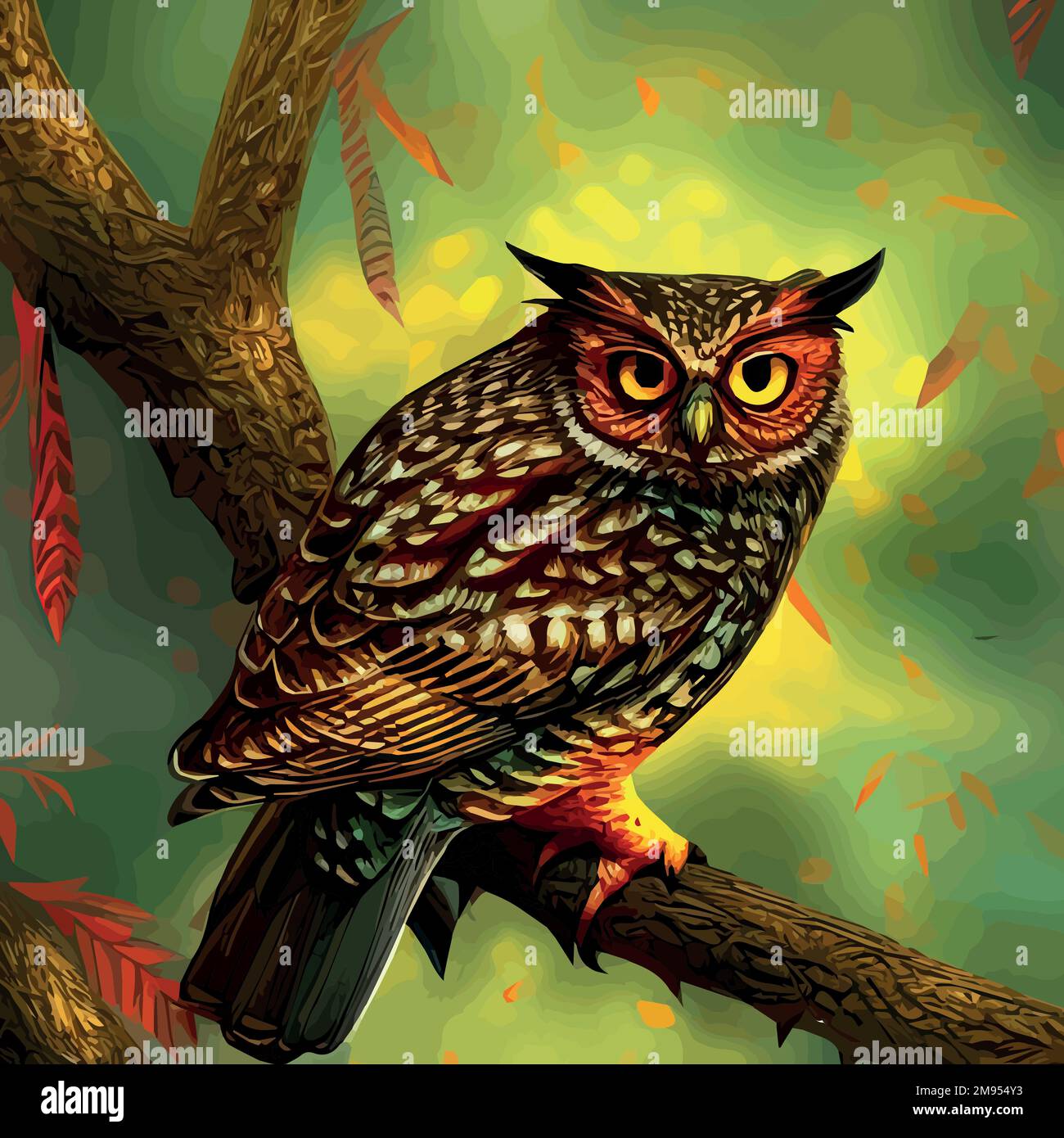 The school of the magical animals Stock Vector Images - Alamy