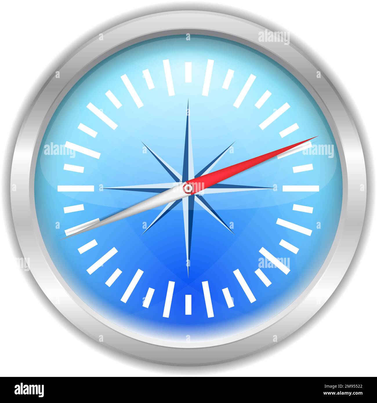 Compass icon, vector eps10 illustration Stock Vector Image & Art - Alamy