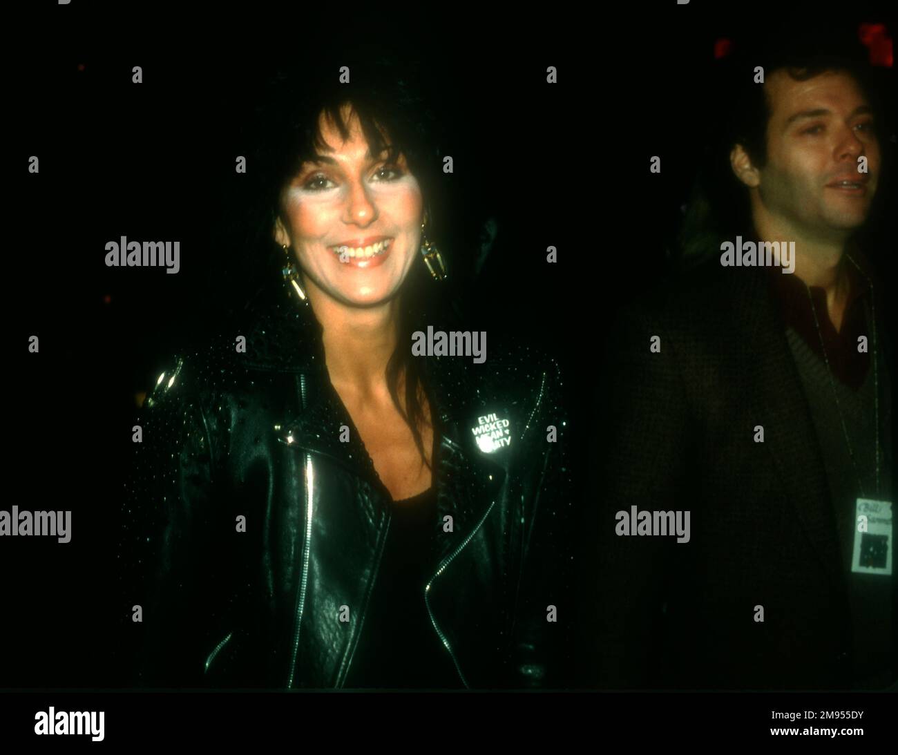 New York, New York, USA 19th February 1982 Cher and Manager Bill ...