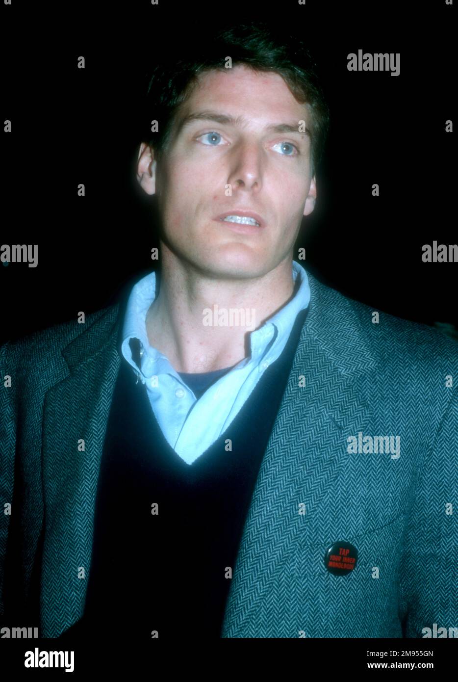 New York, New York, USA 19th February 1982 Actor Christopher Reeve ...