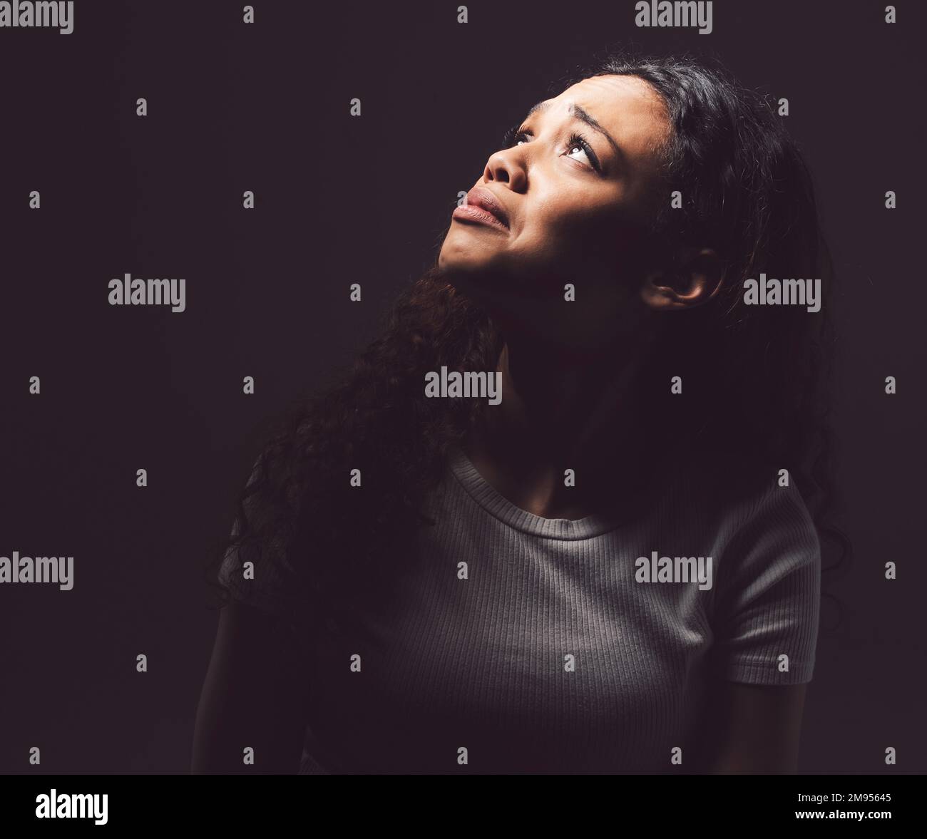 Black people crying hi-res stock photography and images - Alamy