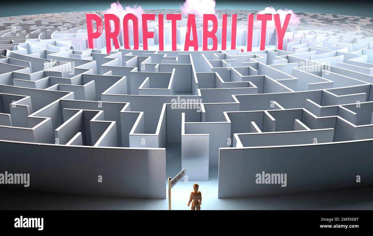 Complicated journey to profitability hi-res stock photography and ...