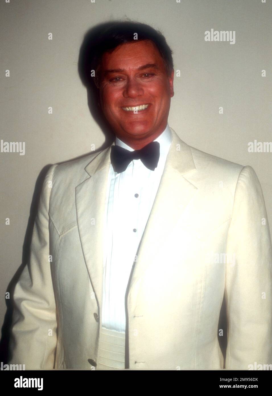 New York, New York, USA 19th February 1982 Actor Larry Hagman poses ...