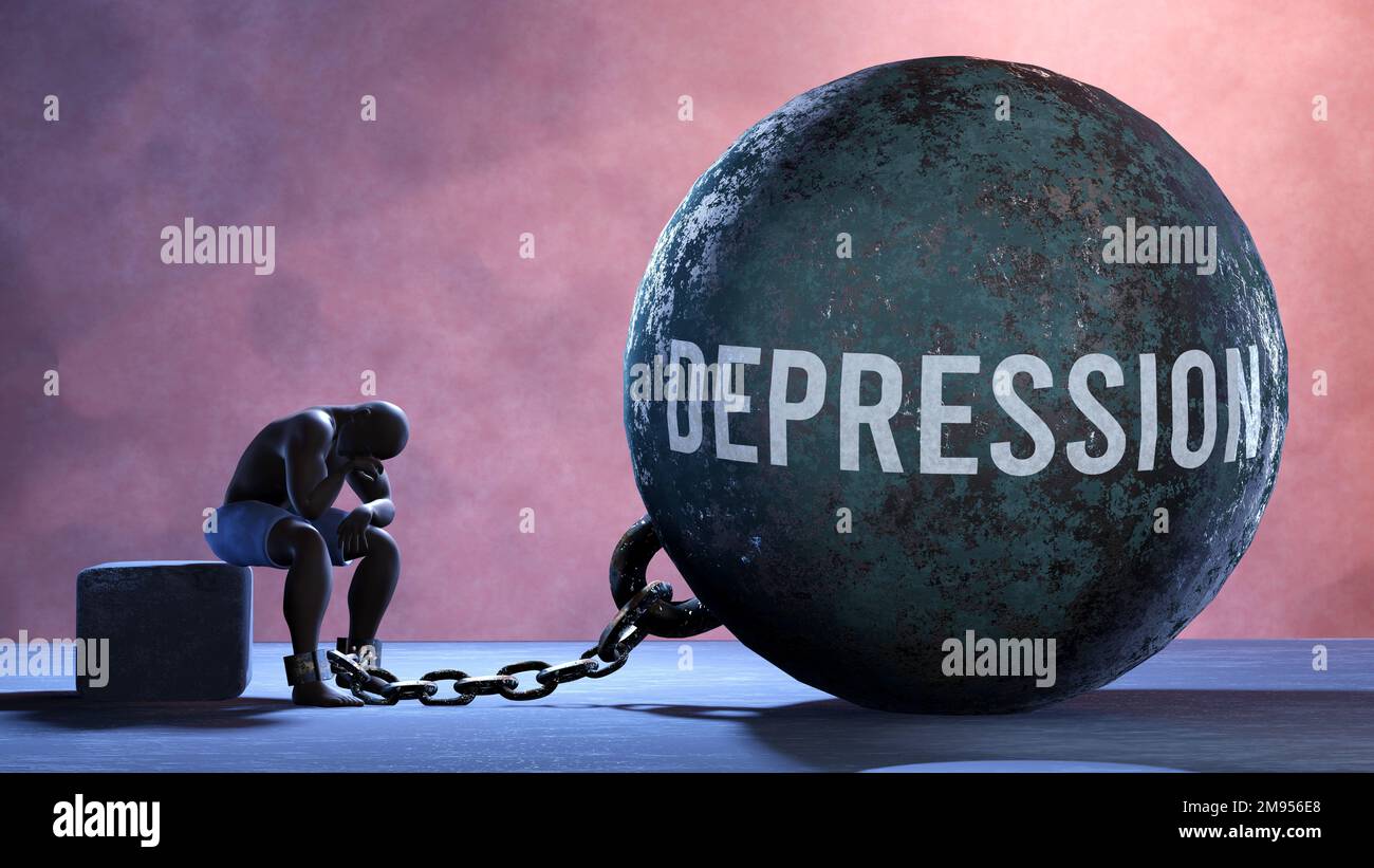 Torment that limits life and make suffer hi-res stock photography and ...