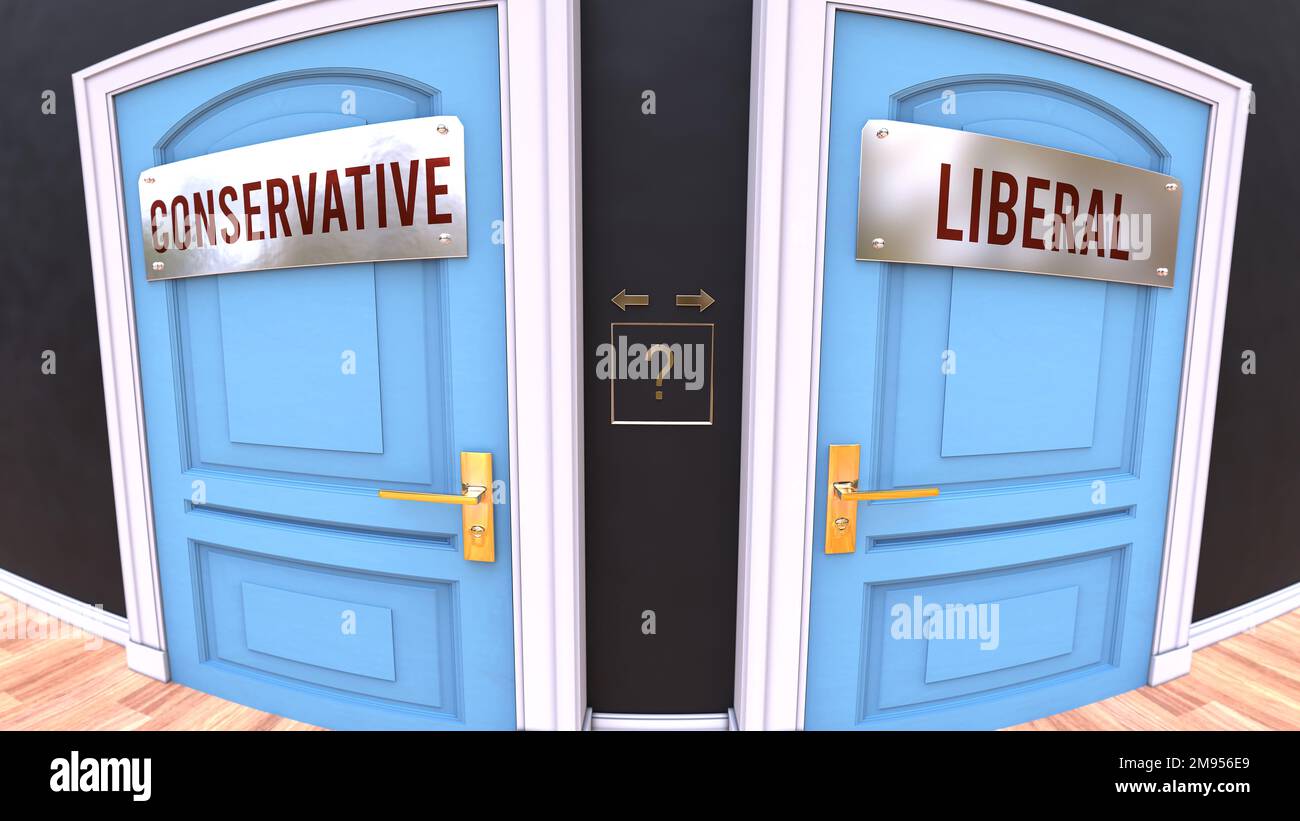 Liberal Vs Conservative Clipart