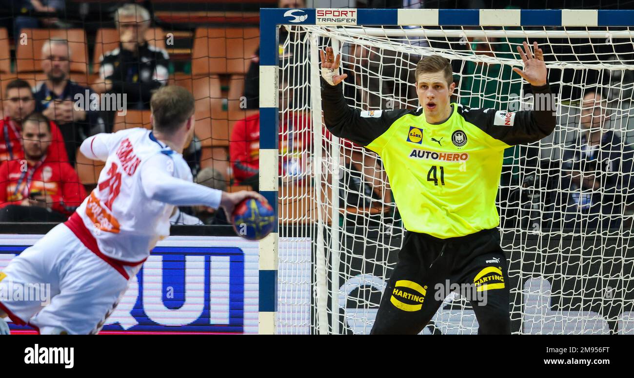 Kattowitz, Poland. 15th Jan, 2023. Handball: World Cup, Germany ...
