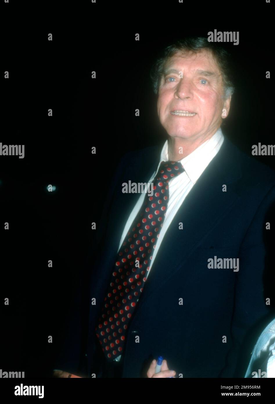 Los Angeles, California, USA 12th February 1982 Actor Burt Lancaster ...