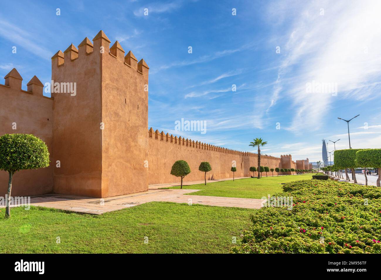 Salé Medina, Morocco. Picturesque medieval city walls Stock Photo - Alamy