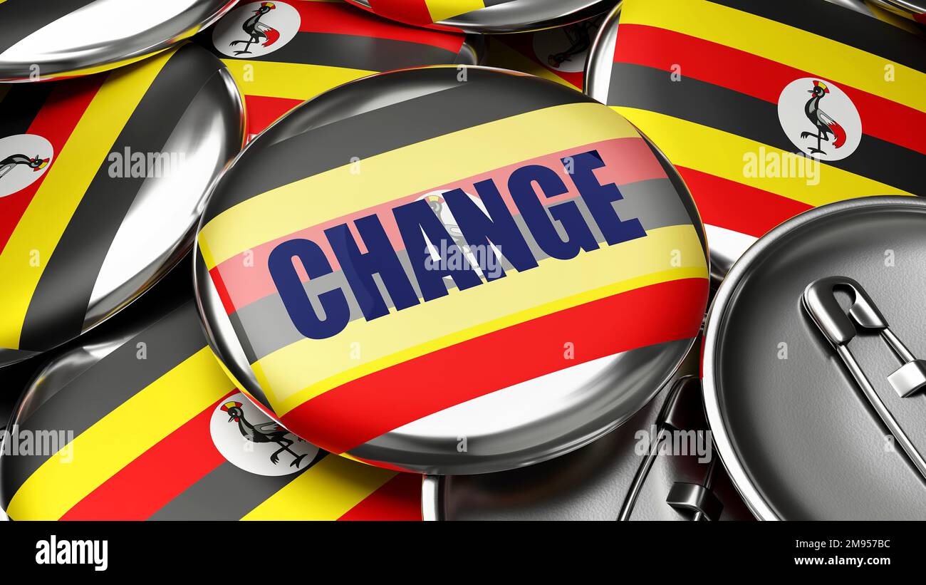 Uganda national flag hi-res stock photography and images - Alamy