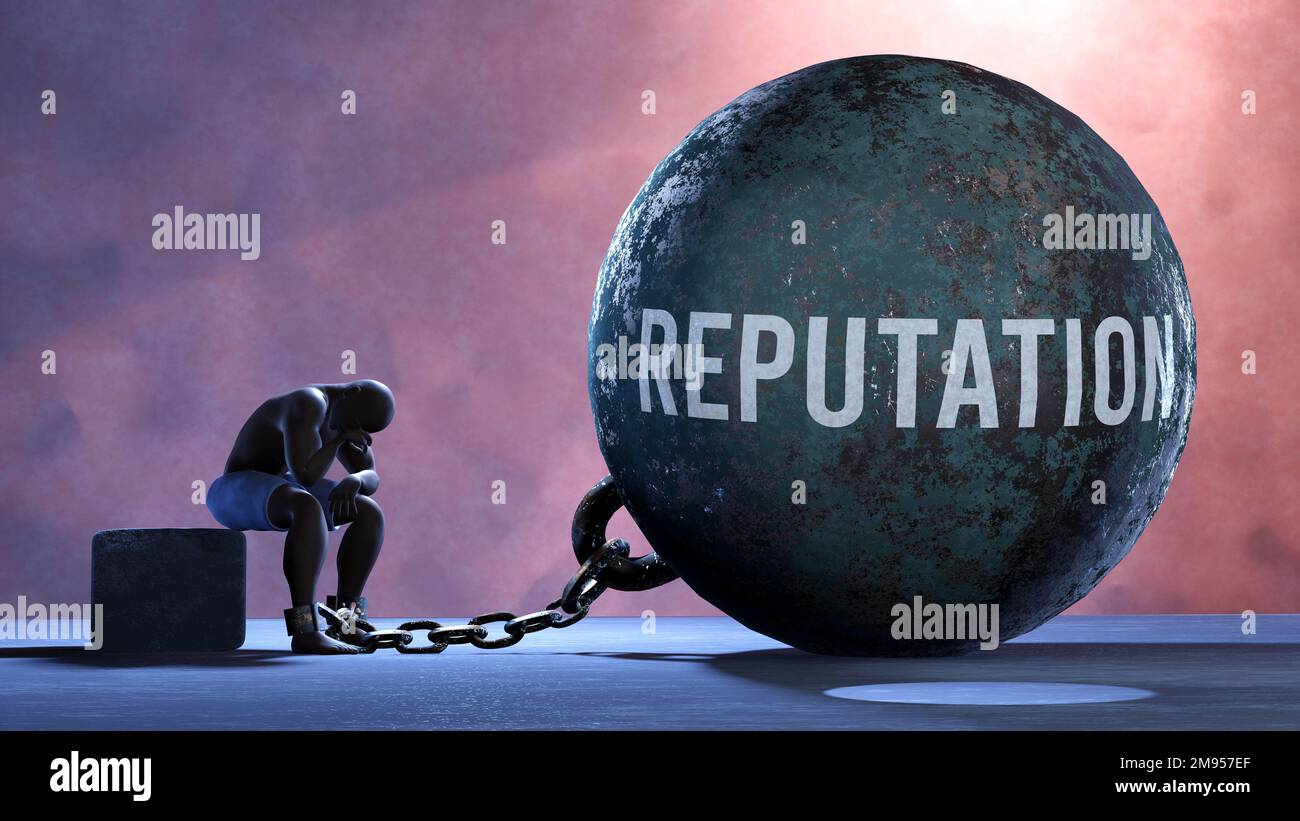 Reputation that limits life and make suffer, imprisoning in painful ...