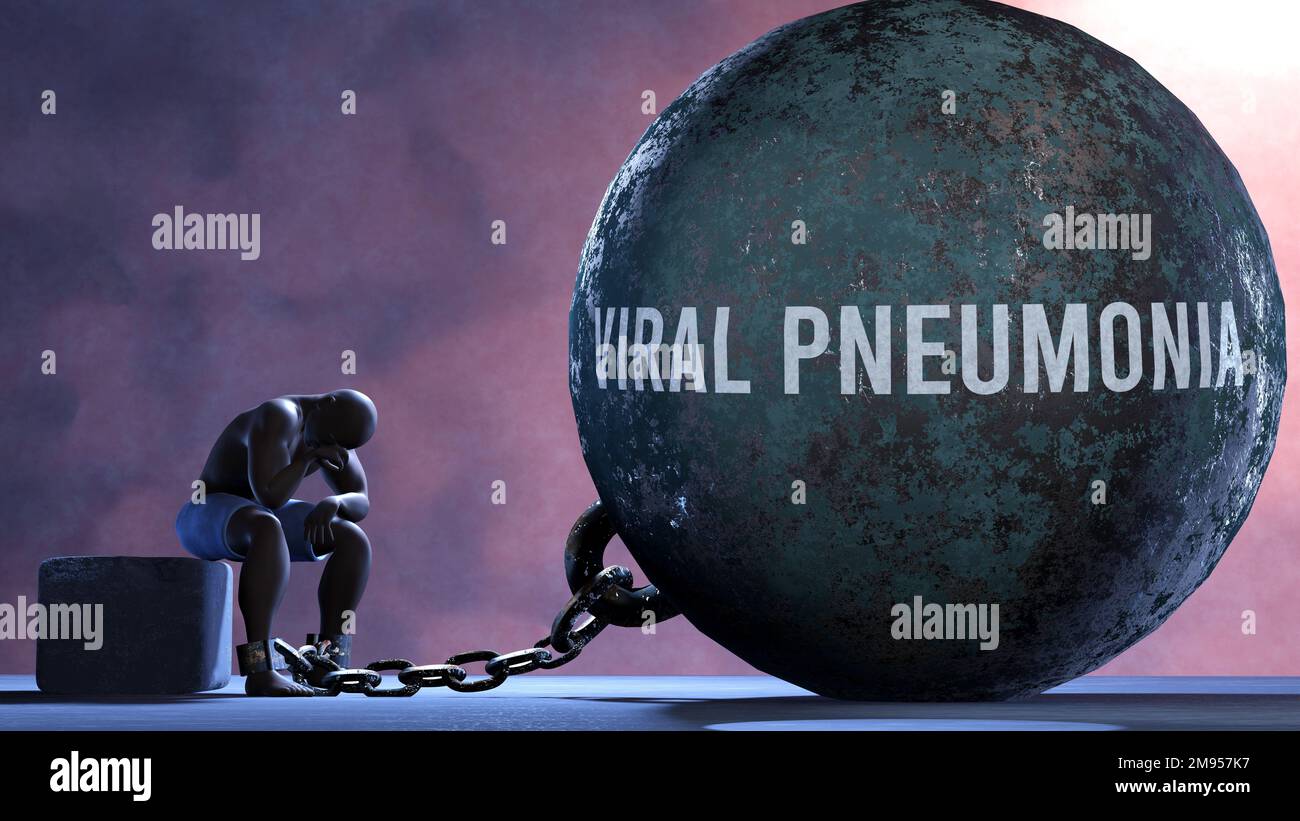 Viral pneumonia that limits life and make suffer, imprisoning in ...