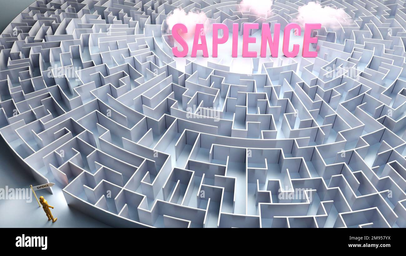 Hard journey that leads to sapience hi-res stock photography and images ...