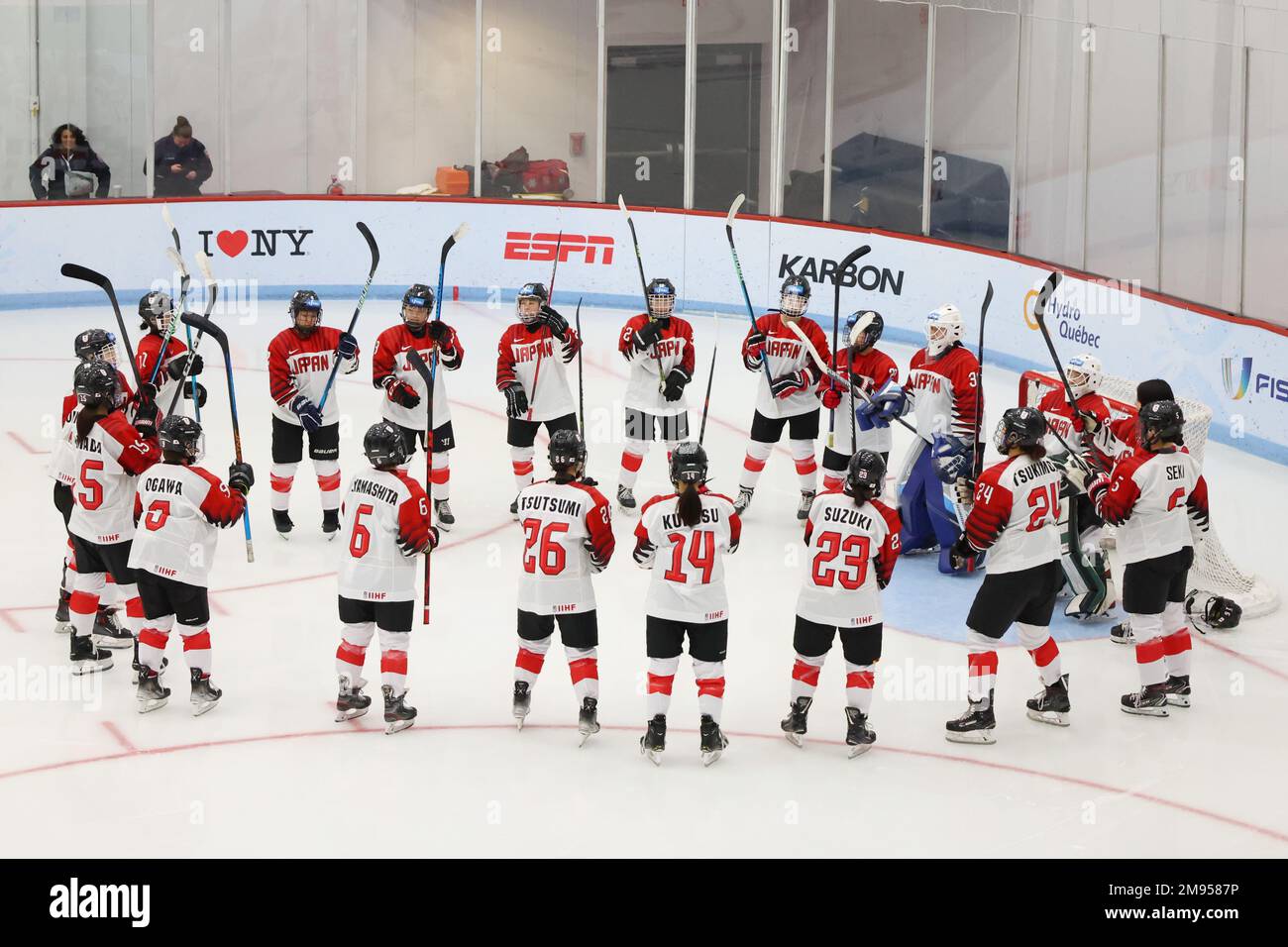 Potsdam, NY, USA. 16th Jan, 2023. Japan team group (JPN) Ice Hockey ...
